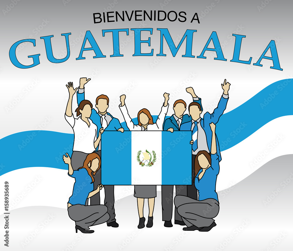 Bienvenidos a Guatemala -Welcome to Guatemala in Spanish language ...