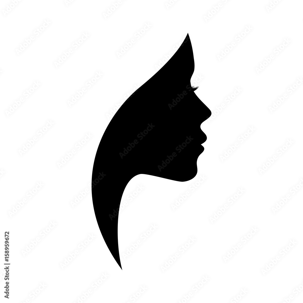 Female Profile Vector