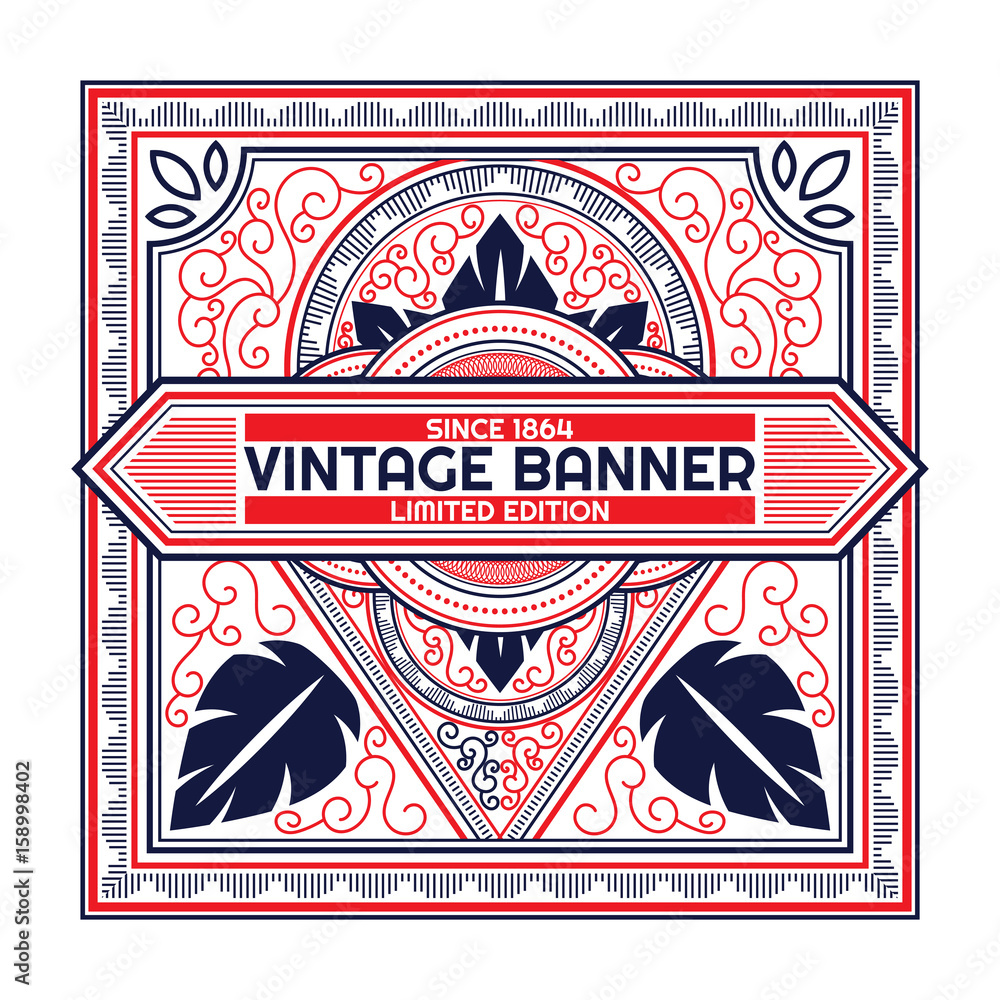 Vintage flyer background Design Template Stock Vector | Adobe Stock