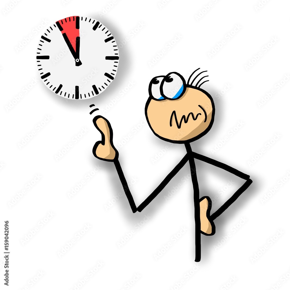 5vor12 Stock-Illustration | Adobe Stock