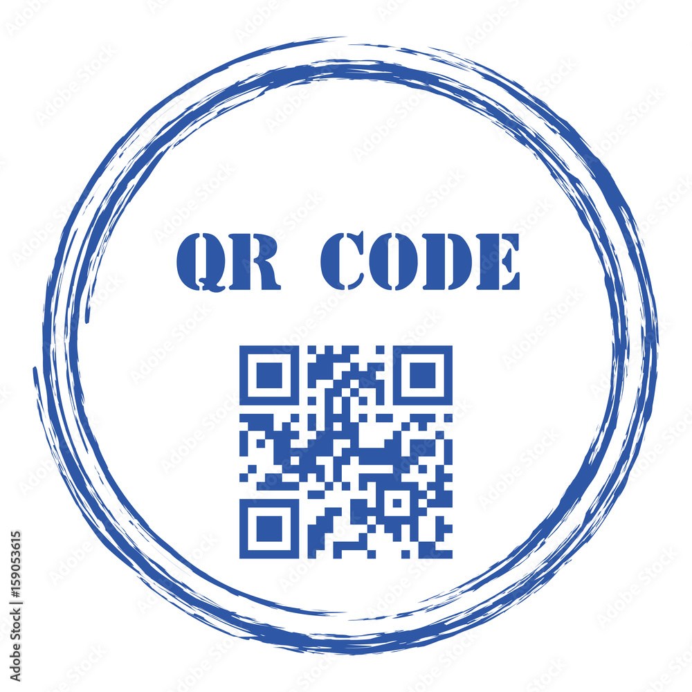 Logo QR code. Stock Vector | Adobe Stock