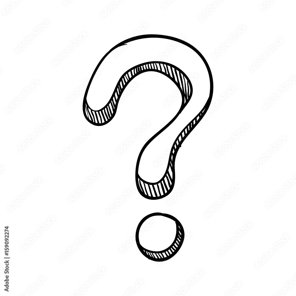 Question mark doodle icon vector illustration graphic design Stock ...