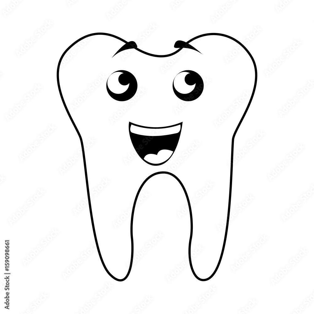 Smiling Tooth Vector