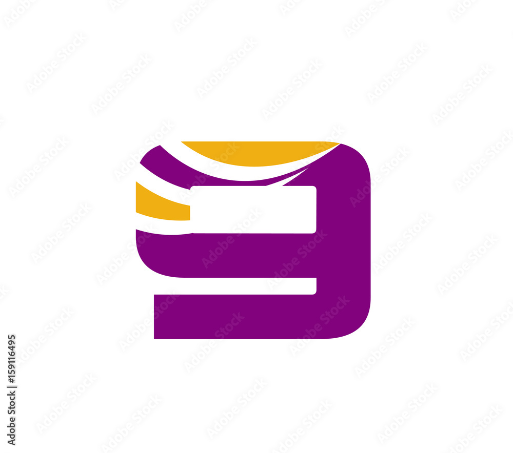Number nine 9 logo icon template elements Stock Vector | Adobe Stock