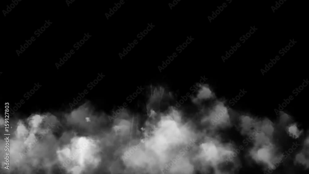 Ghost girl in the mist. Night terror Stock Video | Adobe Stock