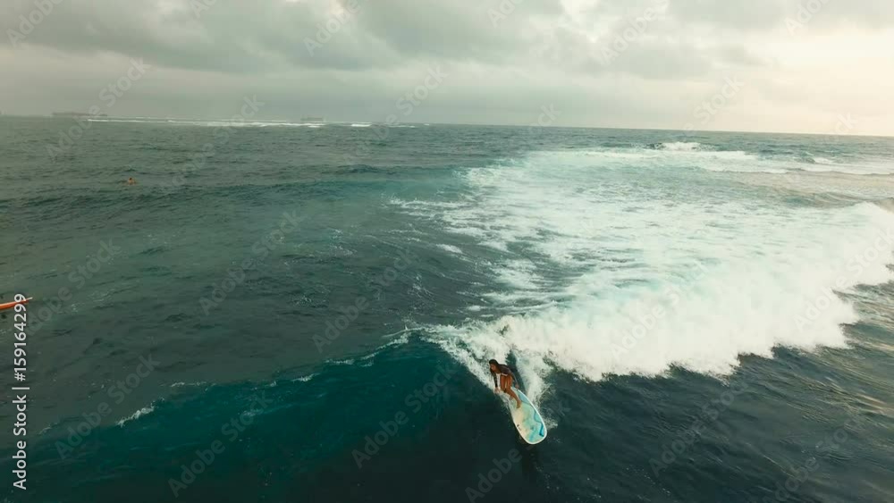 Surfers at siargao islands famous surf break cloud 9 near mindanao the ...