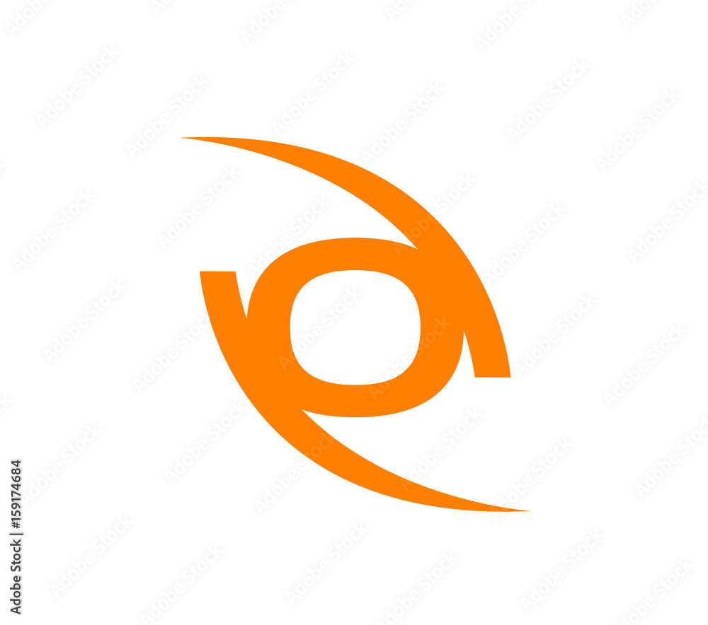 Vector illustration of abstract icons based on the letter O logo Stock ...