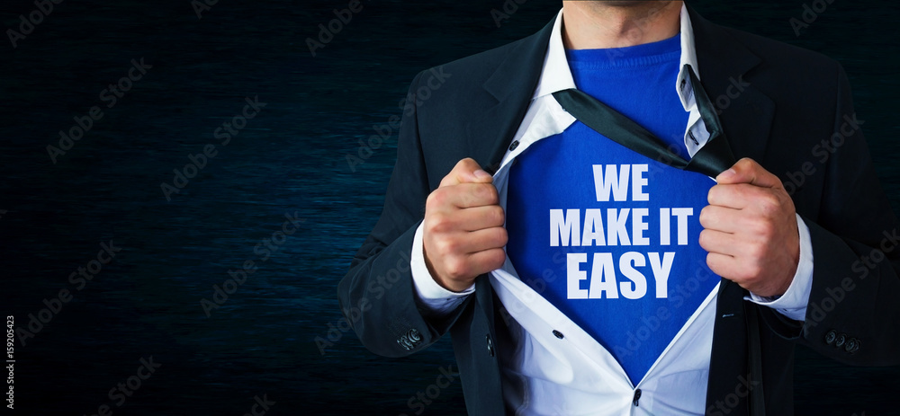 We make it easy Stock Photo | Adobe Stock