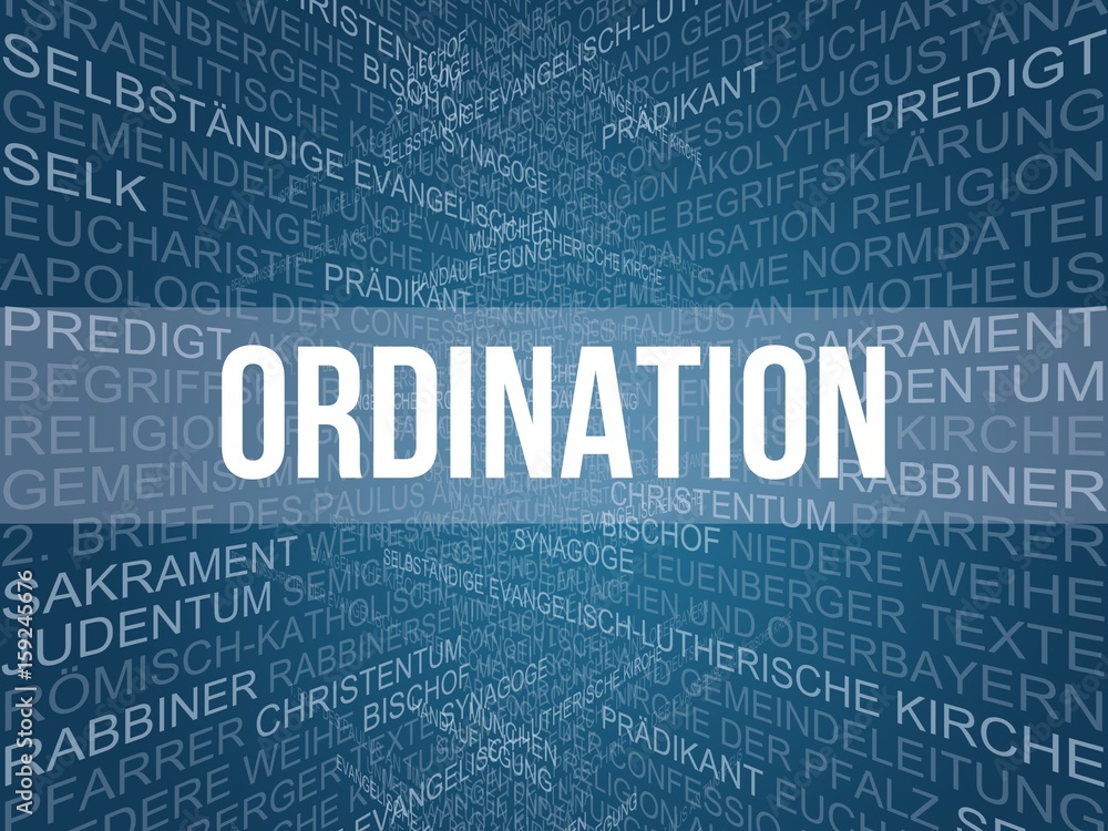 Ordination Stock Illustration | Adobe Stock