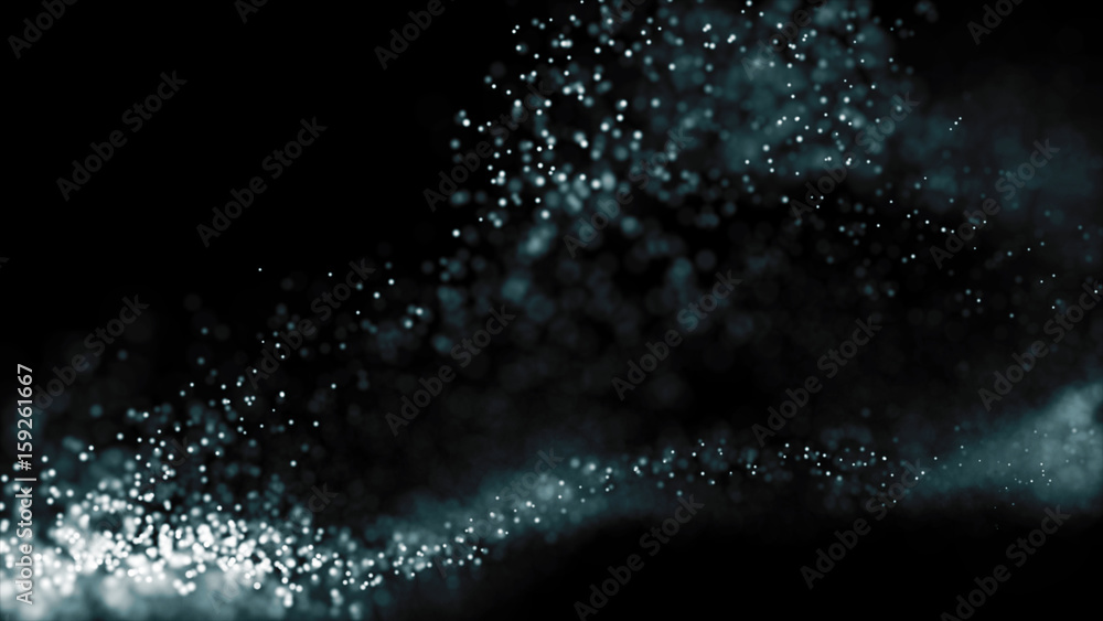 ภาพประกอบสต็อก White particles explosion overlay texture for your ...