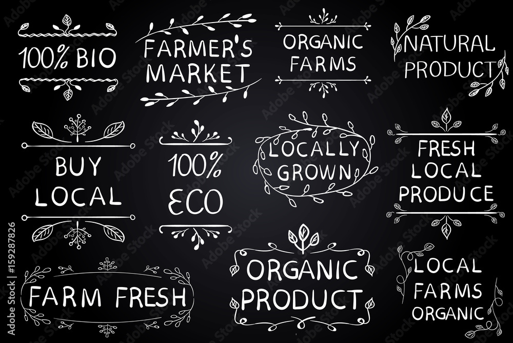 Farmers Market Chalkboard Signs