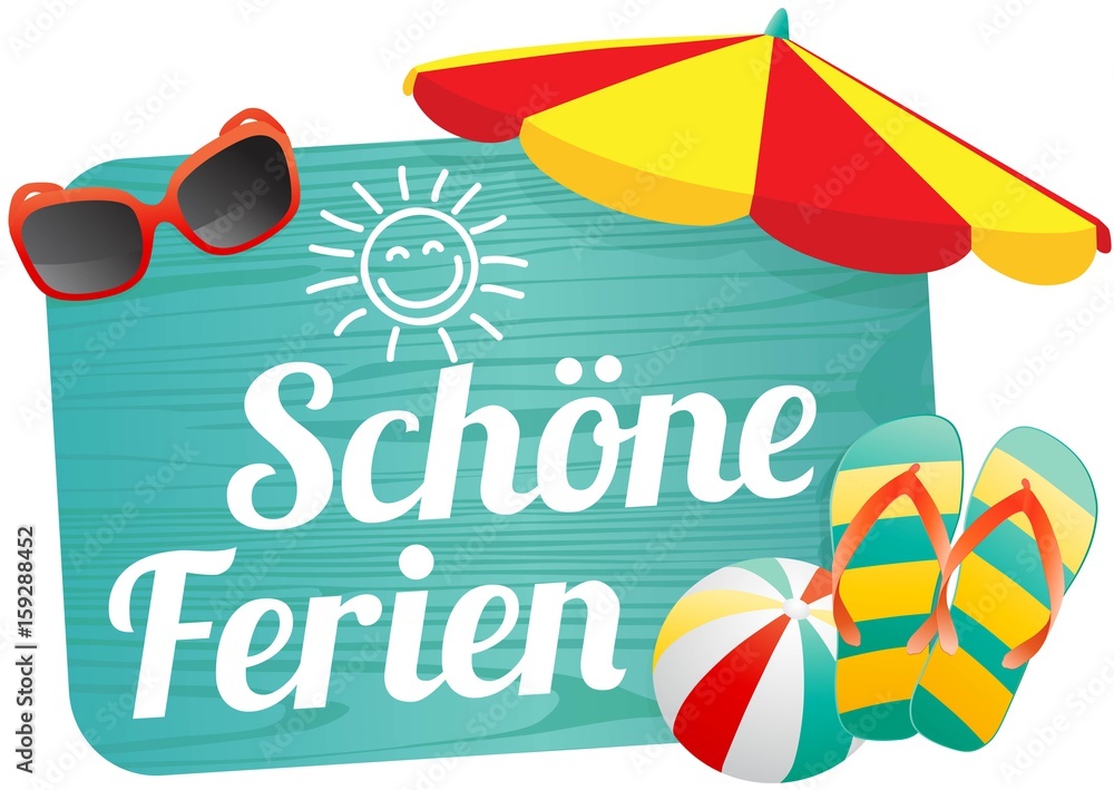 Schöne Ferien Stock Vector | Adobe Stock