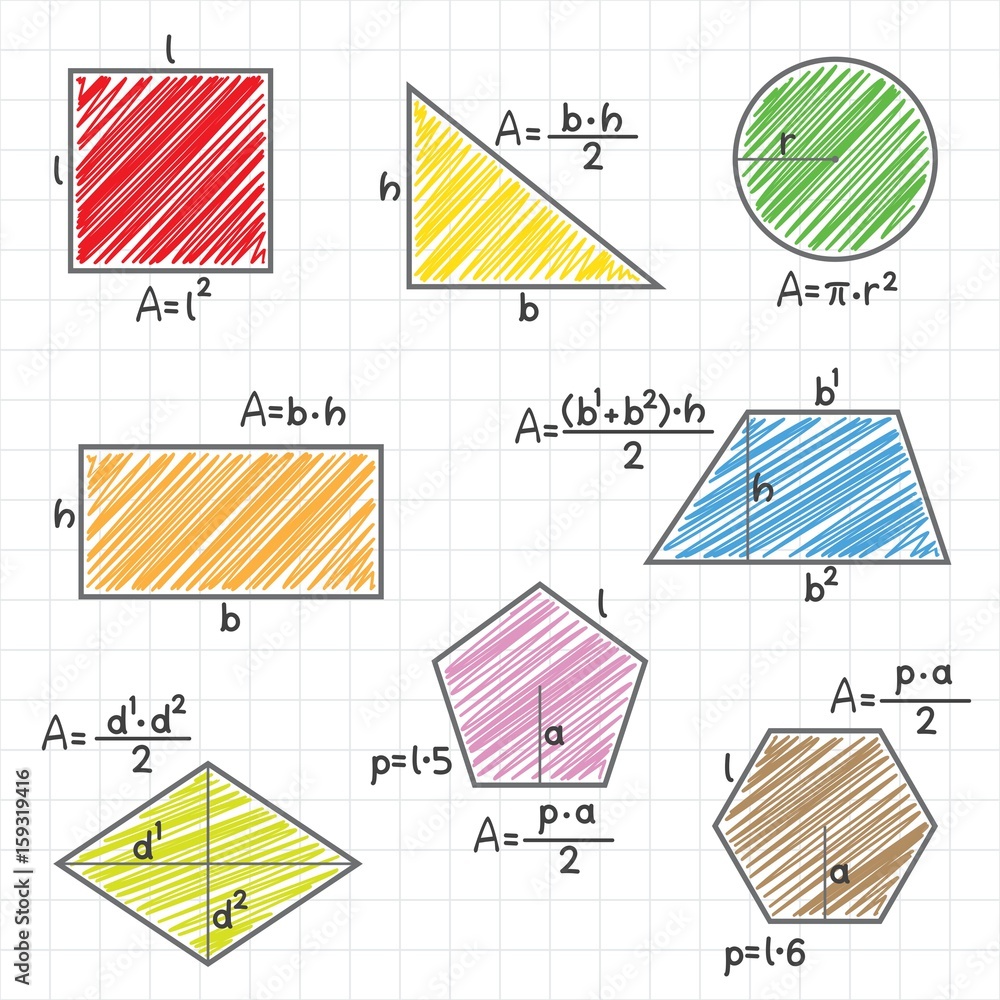 Geometric shapes Stock Vector | Adobe Stock