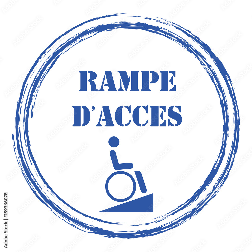 Logo rampe d'accès. Stock Vector | Adobe Stock