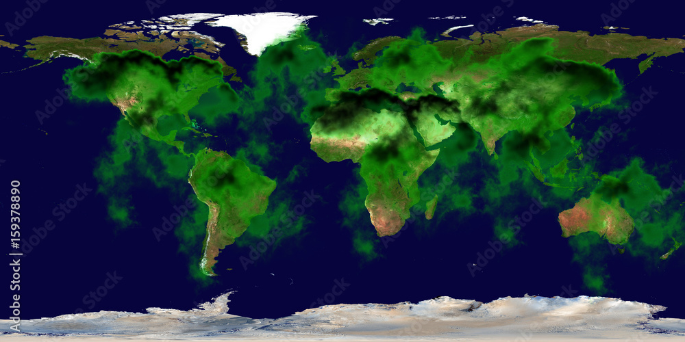 Nasa Hi Res World Map