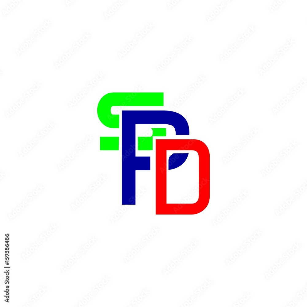 letter SPD logo vector Stock Vector | Adobe Stock