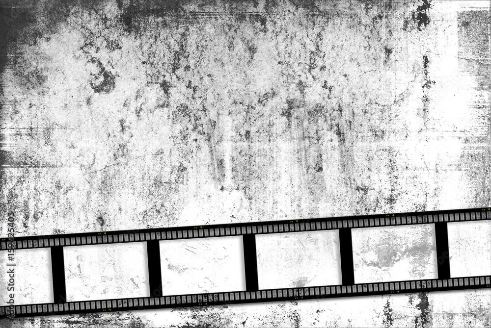 Computer designed highly detailed film frame with space for your text ...