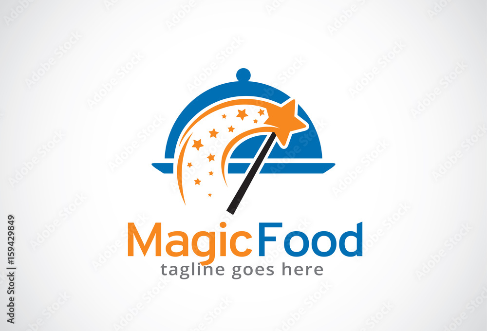 Magic Food Logo Template Design Vector, Emblem, Design Concept ...