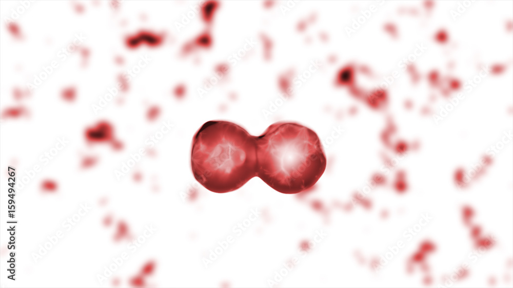 Reproduction of blood cells in the living body Illustration Stock ...