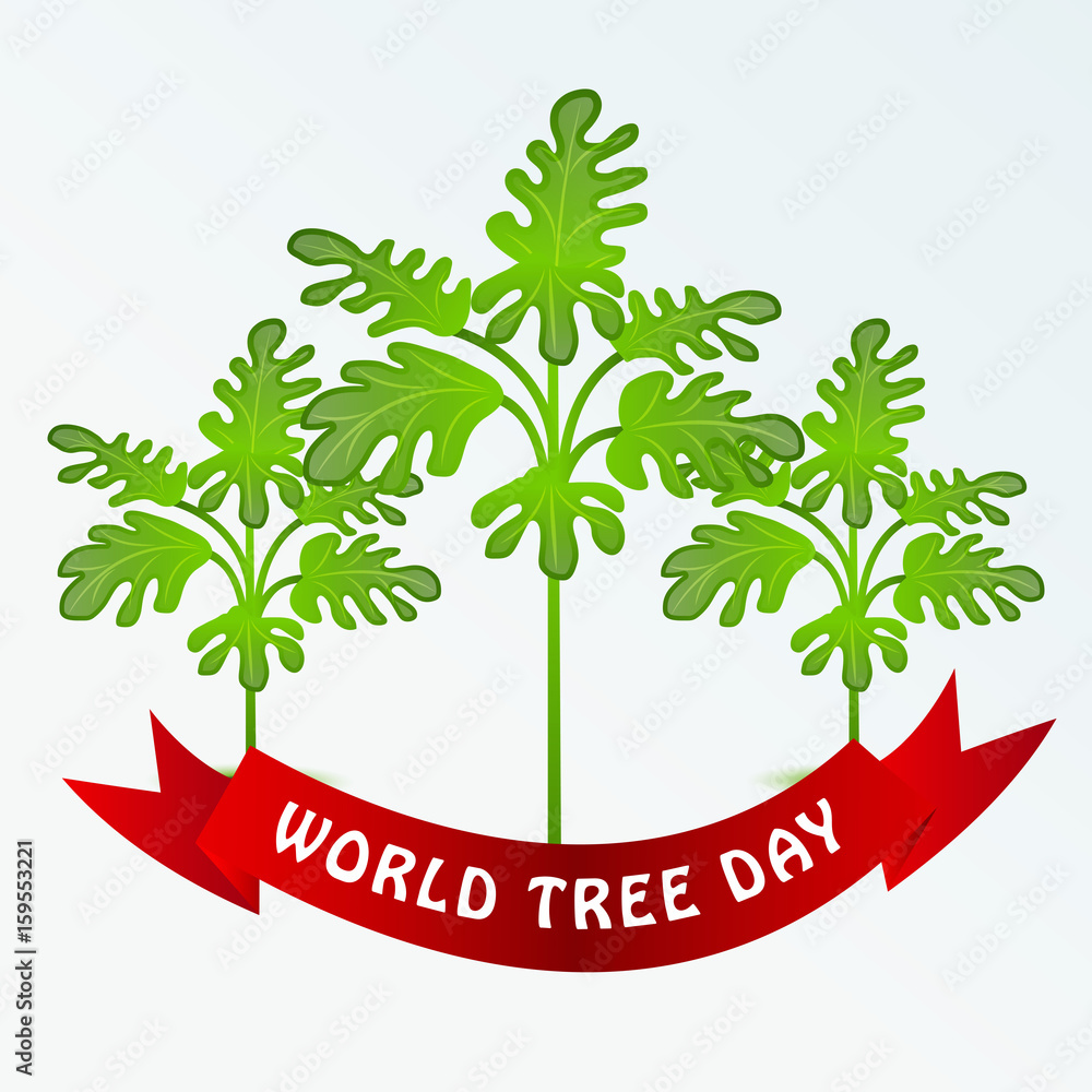 World Tree Day. Stock Illustration | Adobe Stock