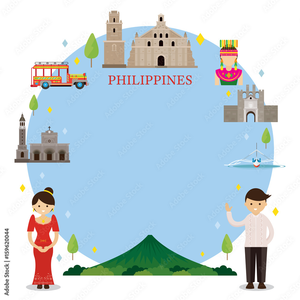 Filipino Culture And Tradition Clipart People