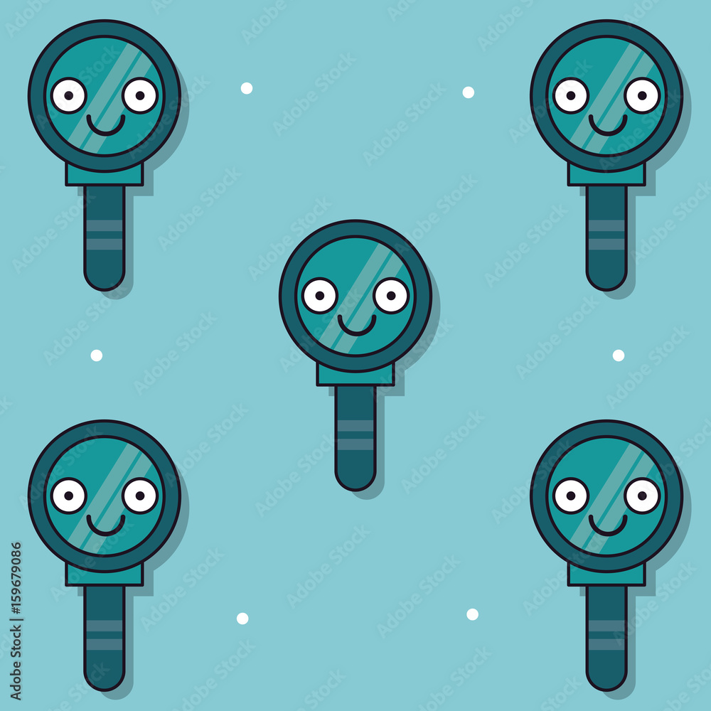 colorful background with pattern of animated key vector illustration ...