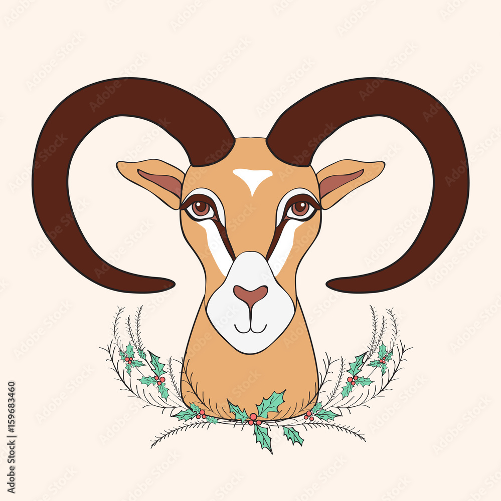 Baby Ram Animal