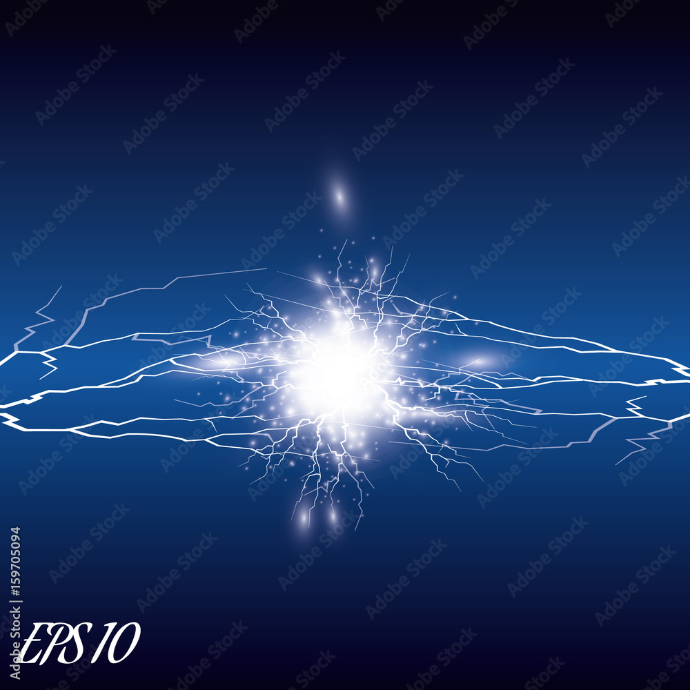 Vector Electricity charge. Illustrations on a transparent background ...