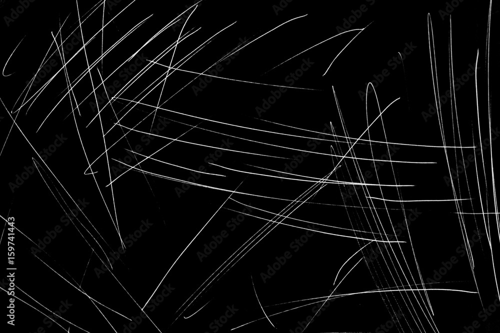 White scratches on black background, texture for layers Stock ...