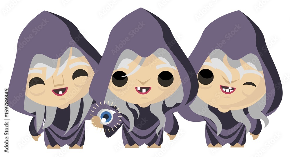 Three Gray Sisters Greek