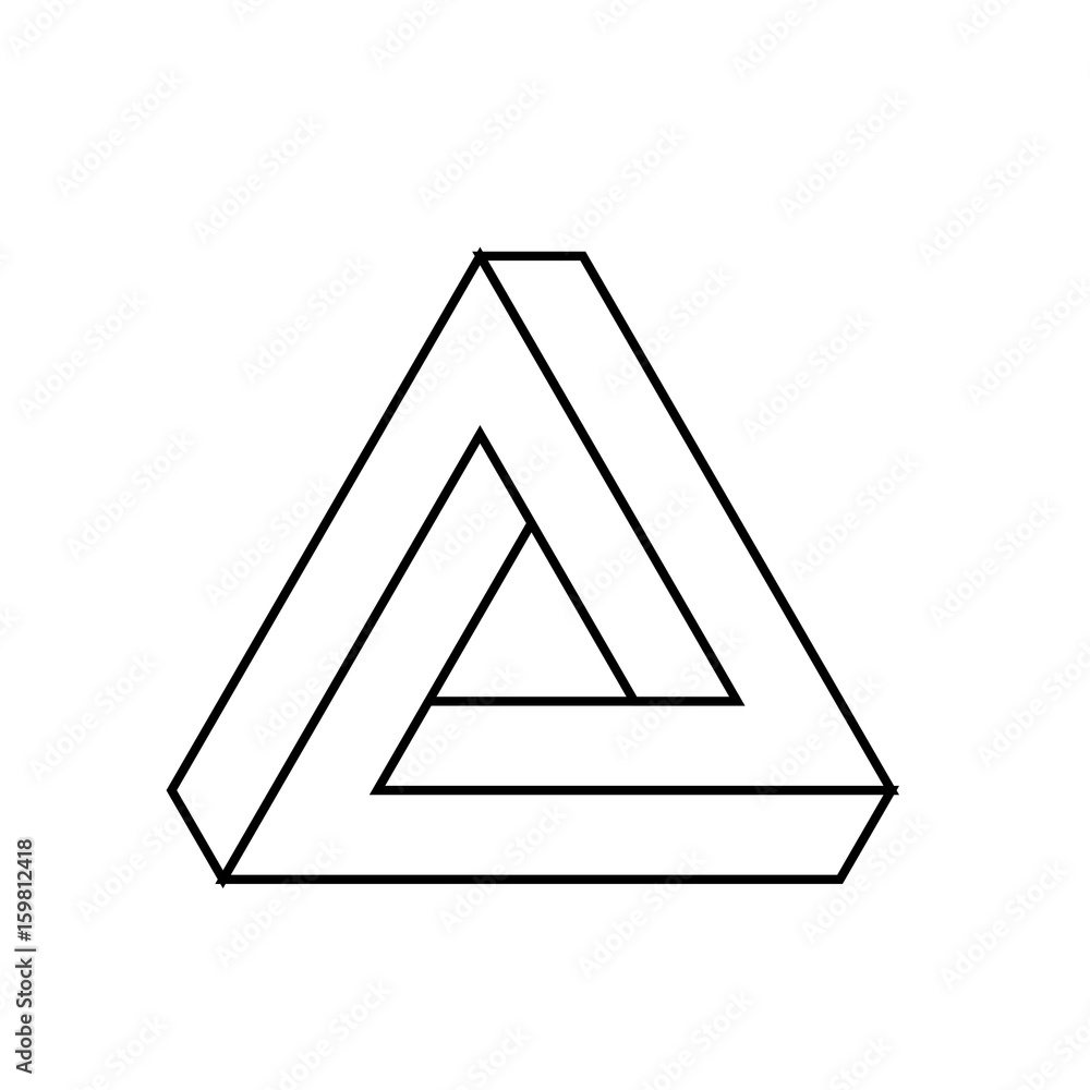 3d Triangle Illusion