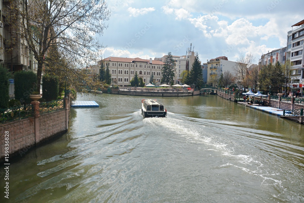 Porsuk Çayı ve Tekne Stock Photo | Adobe Stock
