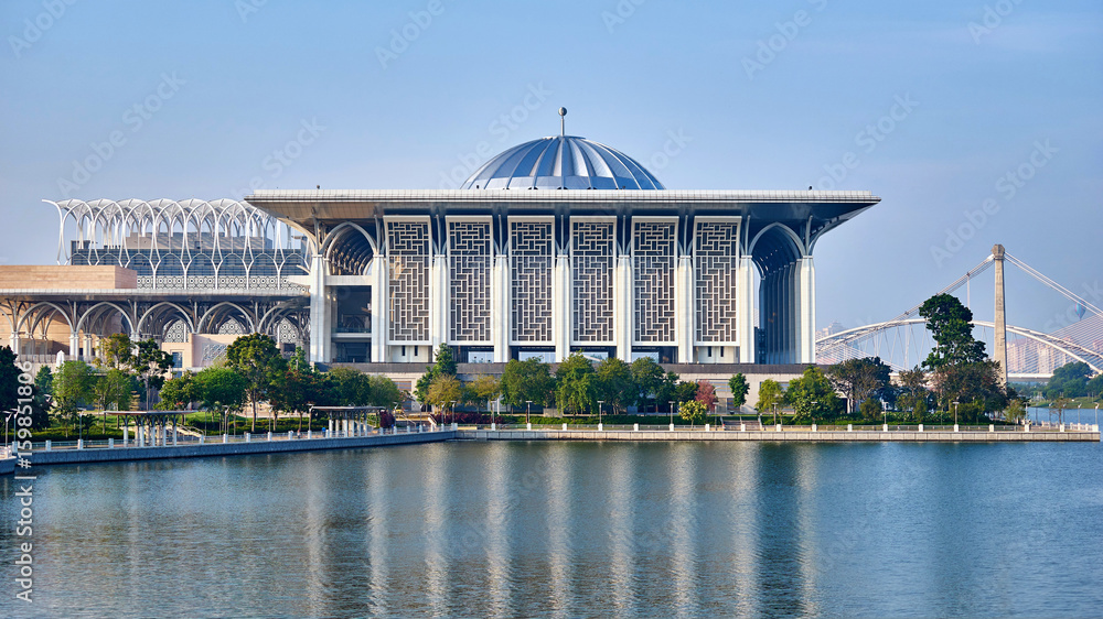 Poster Tuanku Mizan Zainal Abidin Mosque also known as Iron Mosque in ...