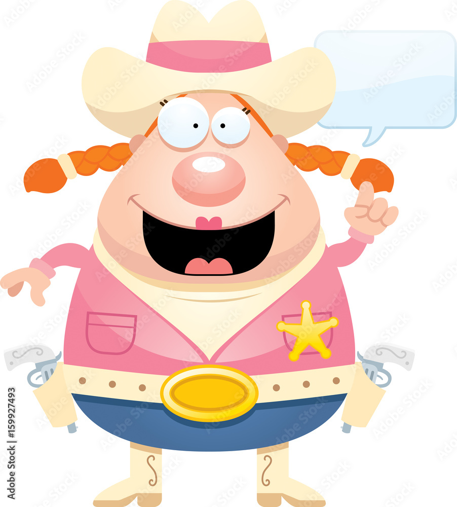 Cartoon Sheriff Idea Stock Vector | Adobe Stock