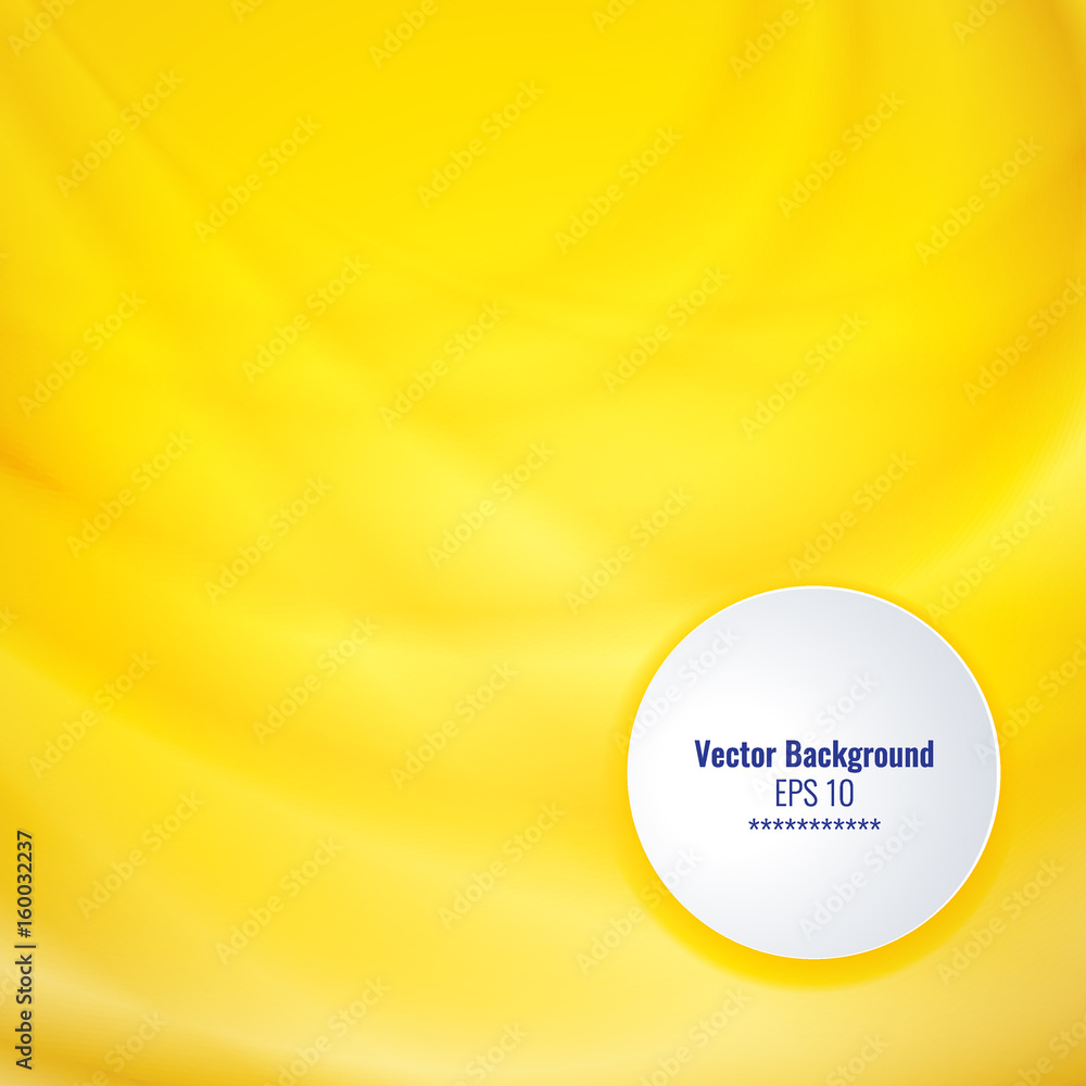 Abstract yellow wave background. Vector illustration for web design ...