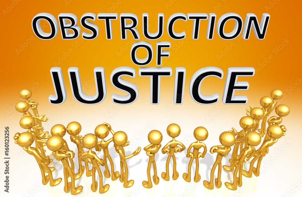 Obstruction Of Justice With A Crowd Of The Original 3D Characters ...