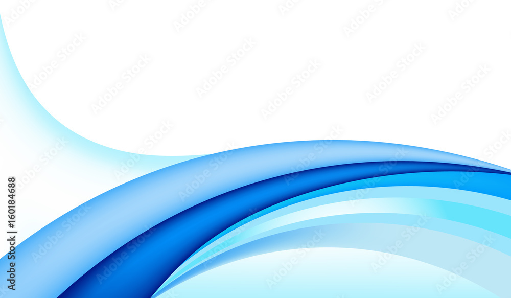 Beautiful blue abstract vector background Stock Vector | Adobe Stock