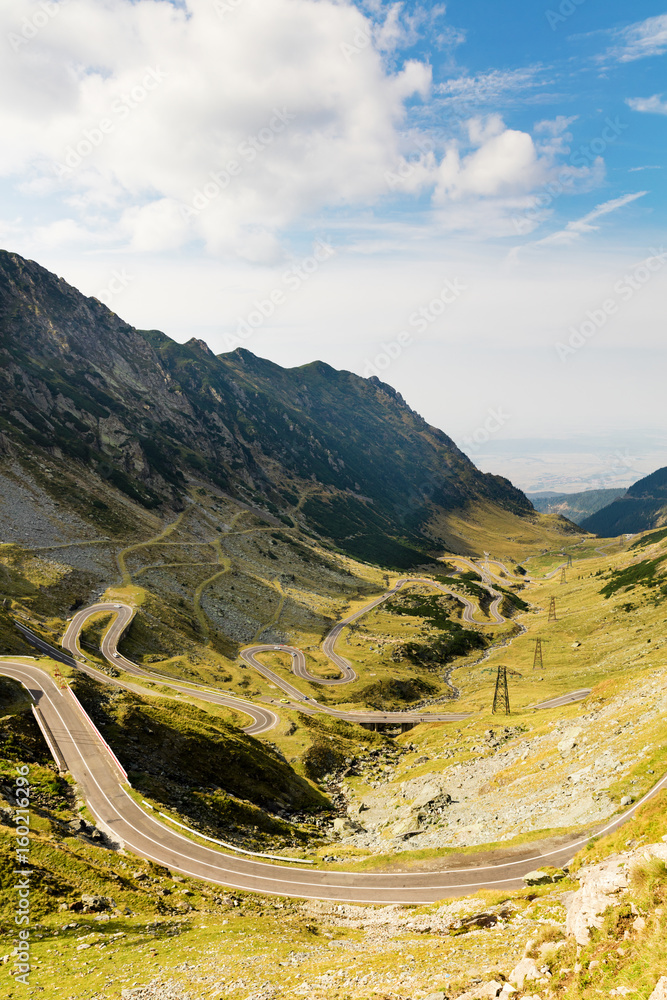 The scenic Transfagarasan highway in Romania Stock Photo | Adobe Stock