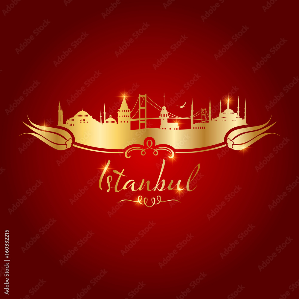 istanbul logo, icon and symbol vector illustration Stock Vector | Adobe ...