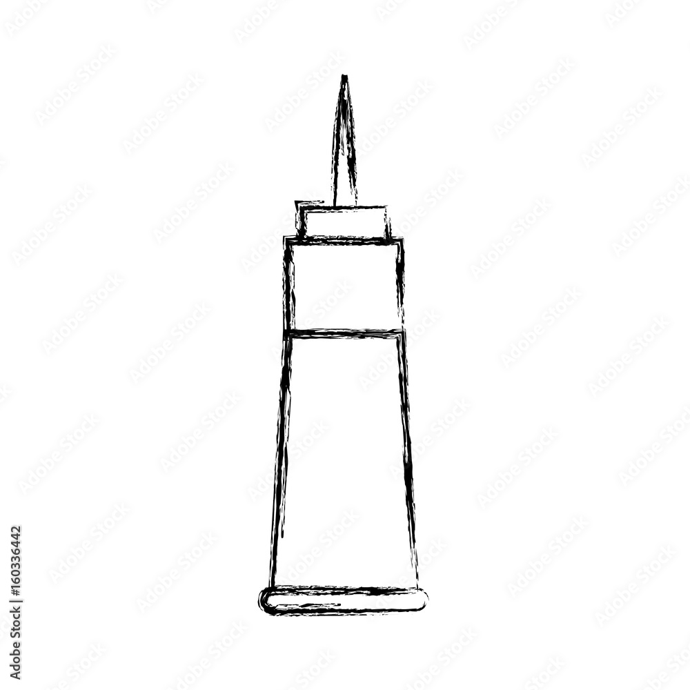 lightning rod icon over white background vector illustration Stock ...