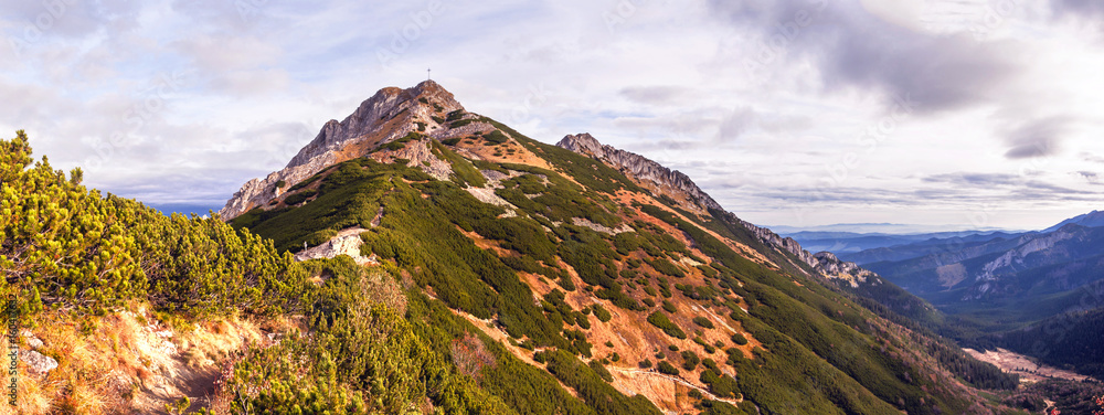 Giewont as one of the symbols of Tatra and Zakopane. Stock Photo ...