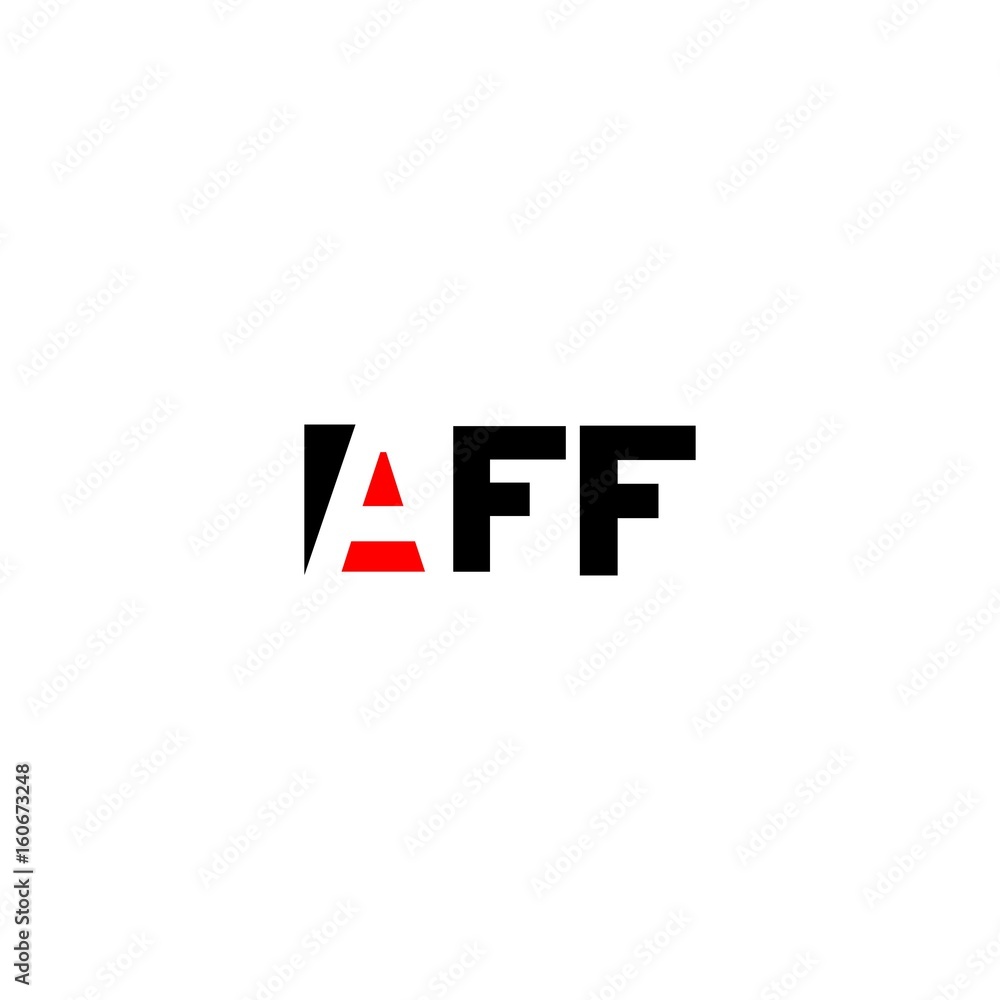 letter AFF logo vector Stock Vector | Adobe Stock
