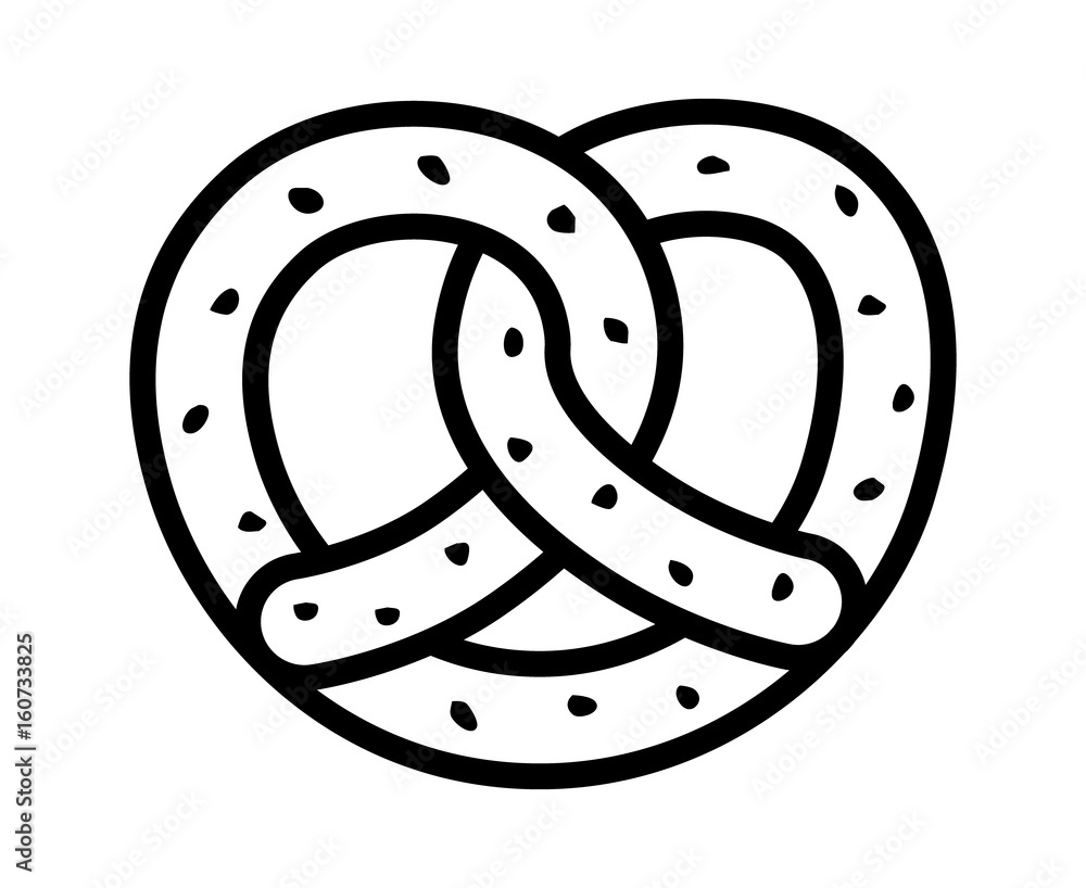 Soft Pretzel Clipart
