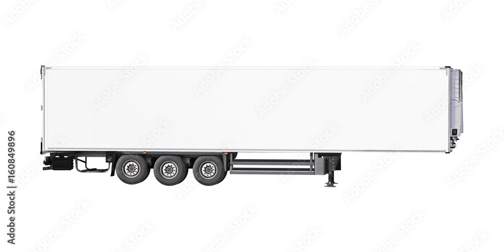 Truck Trailer Side View