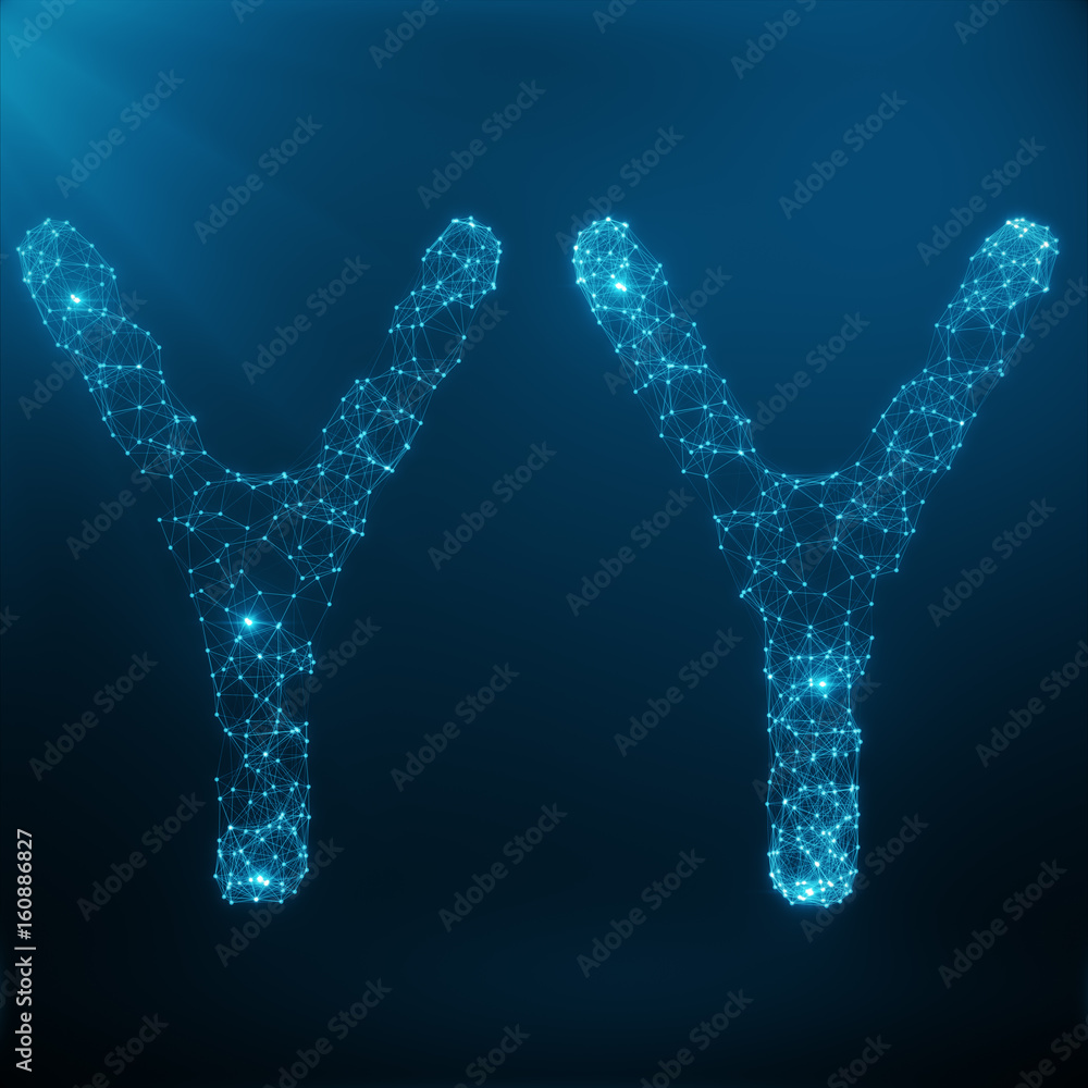 YY-Chromosome Concept for Human Biology Medical Symbol Gene Therapy or ...