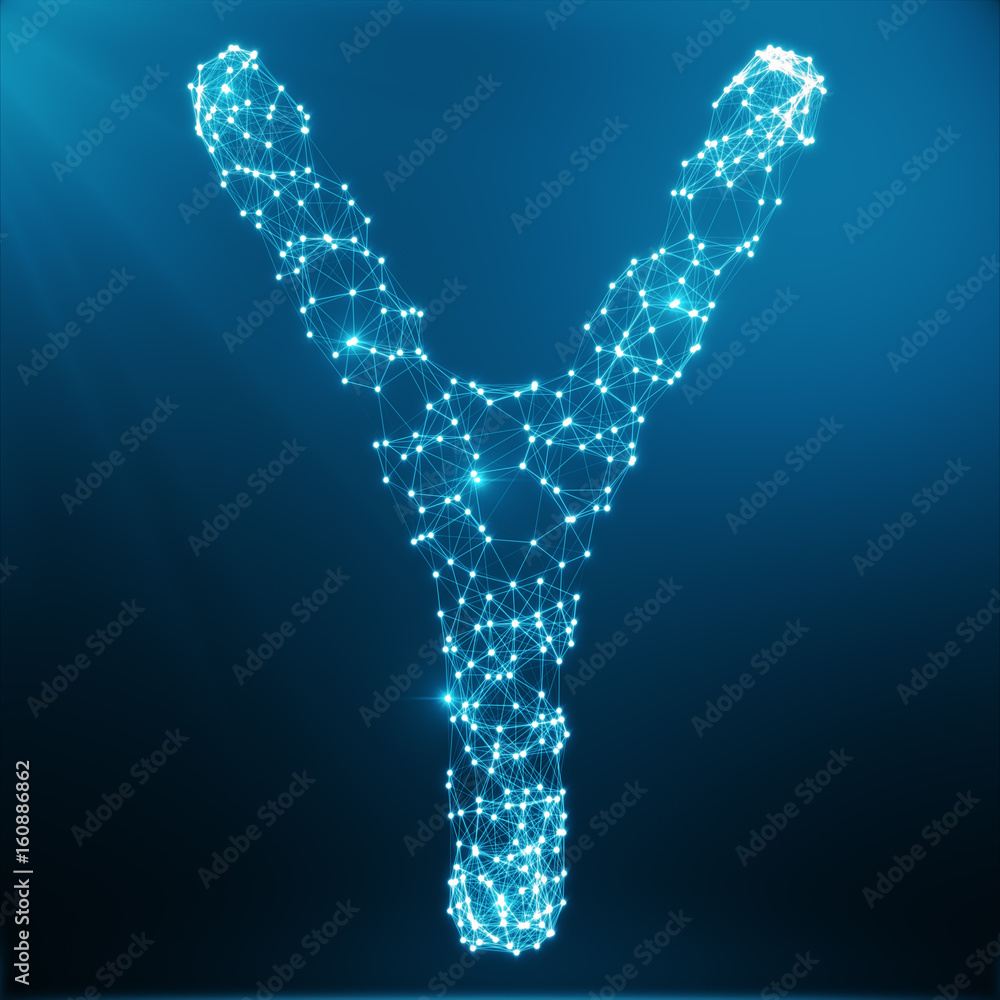Y-Chromosome Concept for Human Biology Medical Symbol Gene Therapy or ...