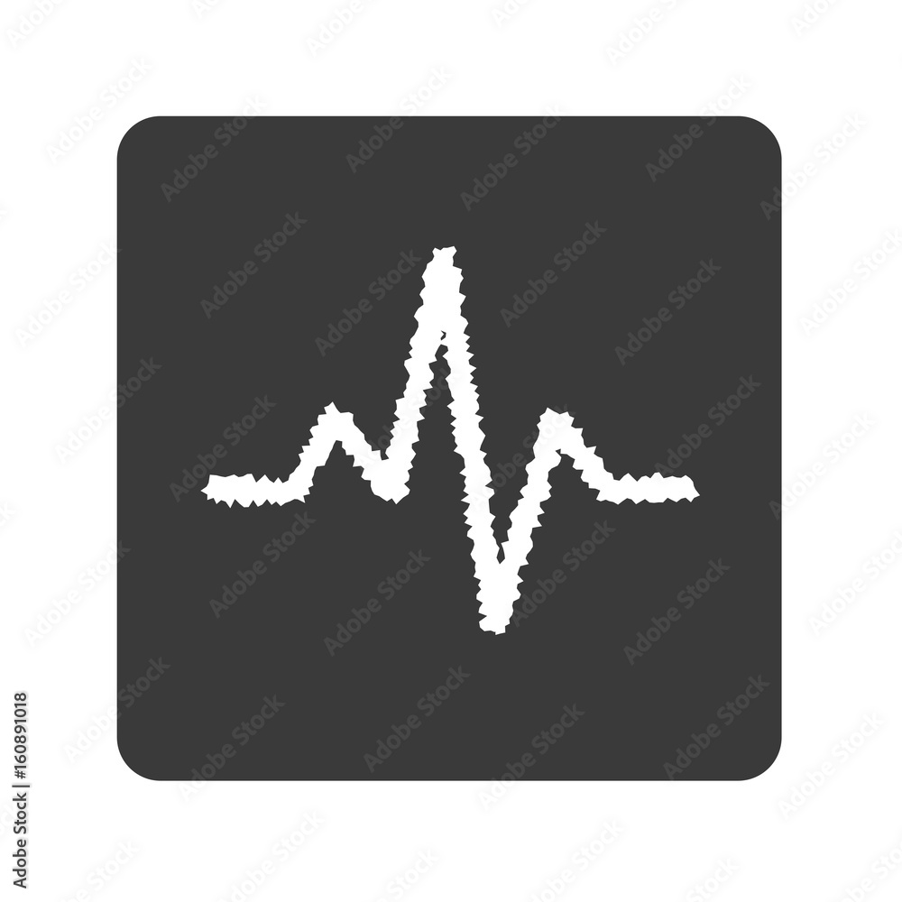 Herzschlag Diagramm - Handgezeichnet Stock-Vektorgrafik | Adobe Stock