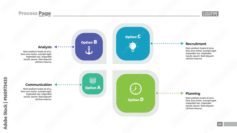 Four Elements Slide Template Stock Vector | Adobe Stock