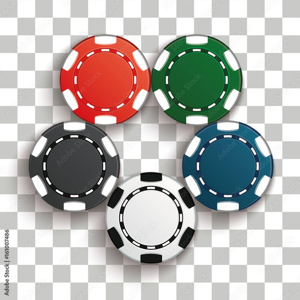 Poker Chips Clip Art