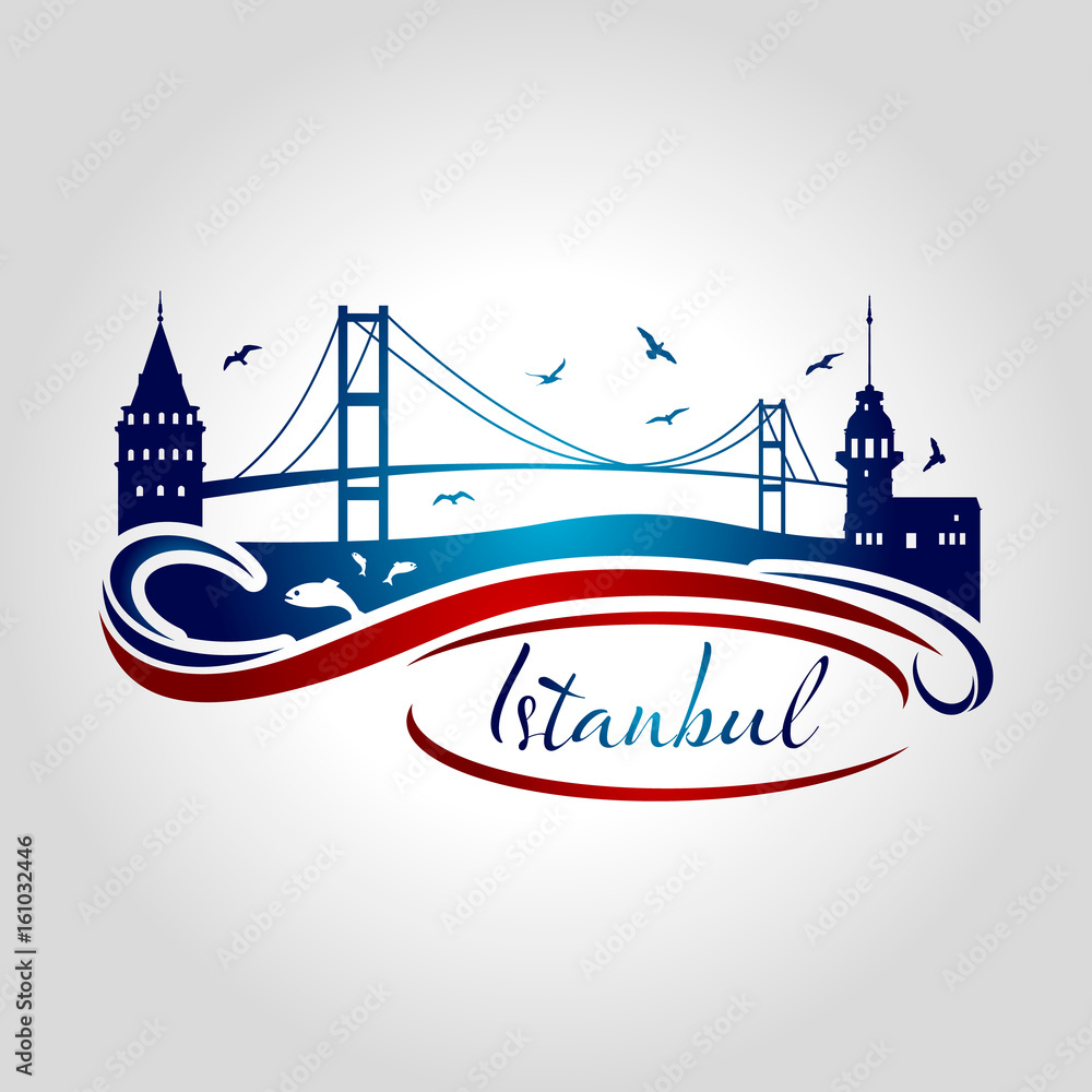 istanbul logo, icon and symbol vector illustration Stock Vector | Adobe ...